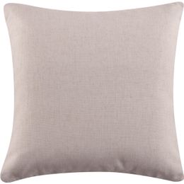Dekokissen "Zayla", creme, B:50cm L:50cm, Polyester, LeGer Home by Lena Gercke, Dekokissen_Sitzkissen_Kissenh&uuml;llen, Dekokissen, Edler Leinenlook, Kissenh&uuml;lle,ohne F&uuml;llung, 50x50cm, 2 St&uuml;ck im Paket