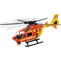 Spielzeug-Hubschrauber DICKIE TOYS "Ambulance Helicopter", rot (rot, gelb), Spielzeugfahrzeuge, KinderT:36cm, Kunststoff, Spielzeug-Hubschrauber, mit Licht und Sound, T:36cm