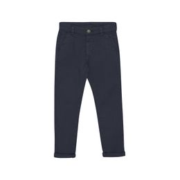 Chinohose Minymo "Chinohose MIPants Twill", M&auml;dchen, Gr. 116, N-Gr, blau (blau nights), Obermaterial: 97% Baumwolle CO. 3% Elasthan EL., Hosen Chinohose