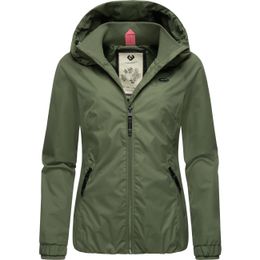 Outdoorjacke Ragwear "&Uuml;bergangsjacke Dizzie", Damen, Gr. L, gr&uuml;n (schwarz olive024), Obermaterial: 100% Polyester PES. Obermaterial: Futter: 100% Polyester PES. 100% Polyester PES., Jacken Outdoorjacke