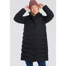 Wintermantel CMP "WOMAN COAT FIX HOOD", Damen, Gr. 46, nero, Obermaterial: 100% Polyester. Futter: 100% Polyester. Wattierung: 100% Polyester, M&auml;ntel Wintermantel, w&auml;rmend & winddicht & wasserabweisend