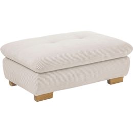 Hockerbank "1200", beige (natur), B:106cm H:43cm T:74cm, Cord GCT (92% Polyester, 8% Nylon), SET ONE BY Musterring, Hocker, Hockerbank, Passend zur Serie SO 1200, 106 x 74 cm