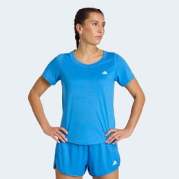 T-Shirt adidas Performance "WE MIN SCP TEE", Damen, Gr. XS, ray blau, Obermaterial: 70% Polyester, 30% Viskose, Shirts T-Shirt