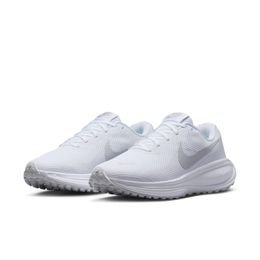Laufschuh Nike "Revolution 8", Damen, Gr. 38, silber (wei&szlig;, pure platinum), Synthetik, Textil, Schuhe Laufschuh