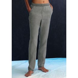 H.I.S. H.I.S Jogger Pants grau Gr. 32/34 f&uuml;r Damen. Bequem. Nachhaltig.