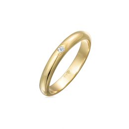 Verlobungsring Elli DIAMONDS "Ring Verlobungsring Ehering Diamant Wei&szlig; Brillantschliff (0.03 ct) 375 Gelbgold" Gr. 58, wei&szlig;, Fingerringe, Damen, 58, Gelbgold 375, Verlobungsring
