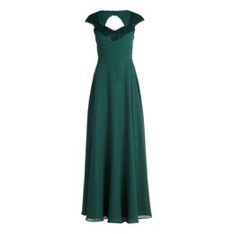 Abendkleid Vera Mont "Abendkleid mit Pailletten", Damen, Gr. 48, EURO, gr&uuml;n (schwarz emerald), Obermaterial: 100% Polyester Pol. recyc.., Kleider Abendkleid