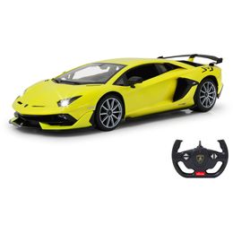RC-Auto Jamara "Lamborghini Aventador SVJ 1:14 - 2,4 GHz, gelb", gelb, Fernlenkfahrzeuge, KinderB:16cm H:8cm T:35cm, Kunststoff, RC-Auto, B:16cm H:8cm T:35cm
