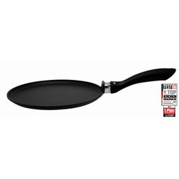 Cr&ecirc;pepfanne ELO "Alucast 28cm", schwarz, H:1,6cm &Oslash;:28cm, Pfannen, Cr&ecirc;pepfanne, Induktion, &Oslash; 28 cm, Topseller