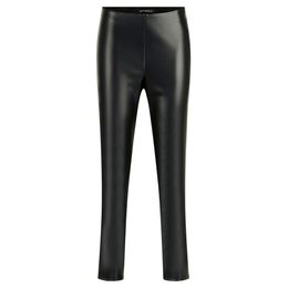 Lederhose Betty Barclay "Kunstleder-Leggings Slim Fit", Damen, Gr. 40, EURO, schwarz, Obermaterial: 50% Polyurethan PU. 50% Polyester PES., Hosen Lederhose