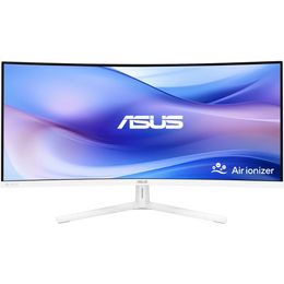 ASUS Curved-LED-Monitor "VU34WCIP-W", Energieeffizienz: E, wei&szlig;, B:80,72cm H:36,4cm T:10,8cm, Monitore, Curved-LED-Monitor
