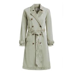 Langmantel Khujo "Trenchcoat Hera", Damen, Gr. XL, gr&uuml;n (seagr&uuml;n), Obermaterial: 100% Baumwolle CO. Obermaterial: Futter: 100% Polyester PES., M&auml;ntel Langmantel