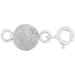 Magnetschlie&szlig;e Firetti "Schmuck Geschenk Silber 925 Verl&auml;ngerung Kette zum Einh&auml;ngen Kugel", silber (silberfarben), Schmuck-Wechselteile, HerrenL:2,2cm &Oslash;:8mm, Silber, Magnetschlie&szlig;e, L:2,2cm &Oslash;:8mm