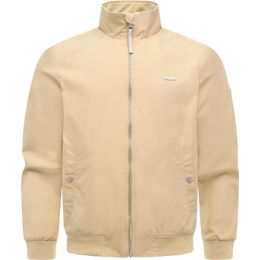 Outdoorjacke Ragwear "Outdoorjacke Izzyk YOUMODO", Herren, Gr. XXL, beige (sand), Obermaterial: 65% Baumwolle CO. 35% Polyester PES. Obermaterial: Futter: 65% Polyester PES. 35% Baumwolle CO., gerade, hoch geschlossener Ausschnitt, Rippb&uuml;ndchen, Jacken Outdoorjacke, Leichte &Uuml;bergangsjacke mit Stehkragen