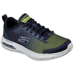 Sneaker Skechers "DYNA-AIR-BLYCE", Herren, Gr. 41, blau (navy, kombiniert), Textil, Schuhe Sneaker, mit Farbverlauf, Freizeitschuh, Halbschuh, Schn&uuml;rschuh