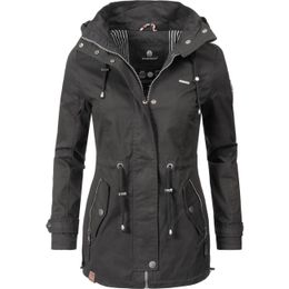 Outdoorjacke Marikoo "&Uuml;bergangsjacke Nyokoo", Damen, Gr. M, schwarz, Obermaterial: 100% Baumwolle CO. Obermaterial: Futter: 100% Polyester PES. 100% Polyester PES., Jacken Outdoorjacke