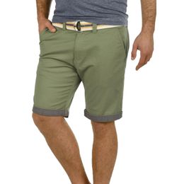 !Solid Chinoshorts SOLID "Chinoshorts SDLagos", Herren, Gr. L, N-Gr, blau (insignia b), Obermaterial: 98% Baumwolle CO. 2% Elasthan EL., Hosen Chinoshorts