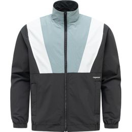 Outdoorjacke Ragwear "&Uuml;bergangsjacke Corb", Herren, Gr. XL, schwarz, Obermaterial: 94% Polyester PES. 6% Elasthan EL. Obermaterial: Futter: 100% Polyester PES., gerade, hoch geschlossener Ausschnitt, &Auml;rmel ohne &Auml;rmelschlitz elastischer Bund, Jacken Outdoorjacke, Leichte Herren &Uuml;bergangsjacke mit Stehkragen