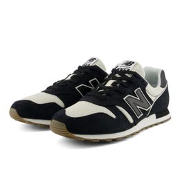 Sneaker New Balance "373", Herren, Gr. 47,5, schwarz, Leder, Synthetik, Textil, Schuhe Sneaker