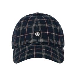 Fitted Cap Element "Icon Dad Check", Herren, blau (tartan blau), Obermaterial: 60% Walkfrottier, 40% Walkfrottier;, Caps Fitted Cap