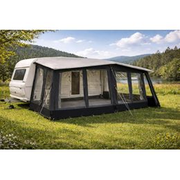 Dometic Residence Air Stay Gr. 13 aufblasbares Volleinzugs-Vorzelt mit dreiseitigem Wetterschutzvordach 5,70 x 2,55 x 2,75 m - Wohnwagenvorzelte