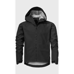 Sch&ouml;ffel Outdoorjacke SCH&Ouml;FFEL "2.5L Jacket Style Tajiva MEN", Herren, Gr. 58, 9990, schwarz, Oberstoff: 100% Polyester; (Membran: Thermoplastisches Polyurethan), regular fit, hoch geschlossener Ausschnitt, Jacken Outdoorjacke