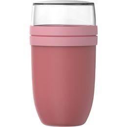 Mepal Ellipse Lunchpot XL mit zwei getrennten F&auml;chern und auslaufsicher 750 ml und 300 ml vivid mauve - Lebensmittelbeh&auml;lter / Vorratsdosen