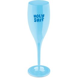 Koziol Cheers No. 1 Holy Shit Sektglas aus Thermoplastik 100 ml - Gl&auml;ser