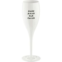 Koziol Cheers No. 1 More Amor Por Favor Sektglas aus Thermoplastik 100 ml - Gl&auml;ser
