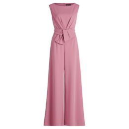 Jumpsuit Vera Mont "Jumpsuit mit weitem Bein", Damen, Gr. 48, EURO, rosa (desert rose), Obermaterial: 95% Polyester PES. 5% Elasthan EL., Overalls Jumpsuit