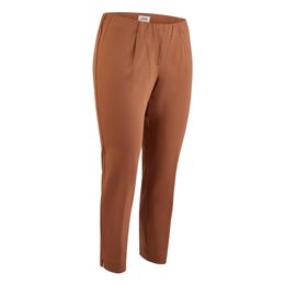 Schlupfhose KjBRAND "Susie XS Jersey", Damen, Gr. 52, N-Gr, nougat, Jersey, Obermaterial: 68% Viskose, 27% Polyamid, 5% Elasthan, kn&ouml;chellang, Hosen Schlupfhose, Sommerhose mit Schlupfbund