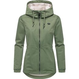 Outdoorjacke Ragwear "&Uuml;bergangsjacke Dankka Tech", Damen, Gr. XL, gr&uuml;n (olive25), Obermaterial: 100% Polyester PES. Obermaterial: Futter: 100% Polyester PES., Jacken Outdoorjacke