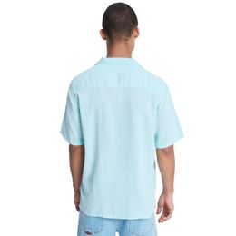 Funktionshemd Quiksilver "Sunrise", Herren, Gr. M, US-Gr&ouml;&szlig;en, blau haze, Obermaterial: 55% Walkfrottier, 45% Hanf;, Hemden Funktionshemd