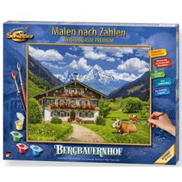 Malen nach Zahlen Schipper "Meisterklasse Premium - Bergbauernhof", bunt, Malvorlagen, KinderB:40cm H:50cm, Malen nach Zahlen, Made in Germany, B:40cm H:50cm