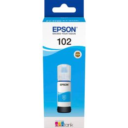 Epson Nachf&uuml;lltinte "102, original ecotank", blau (cyan), Druckertinte, Nachf&uuml;lltinte