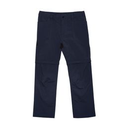 Zip-off-Hose Color Kids "Zip-off-Hose COPants", M&auml;dchen, Gr. 164, N-Gr, blau (total eclipse), Obermaterial: 100% Nylon NY., Hosen Zip-off-Hose