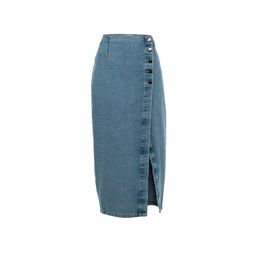 Jeansrock SURI FREY "Jeansrock SFY Freyday", Damen, Gr. XS, blau (denim blau 500), Obermaterial: 100% Baumwolle CO., R&ouml;cke Jeansrock
