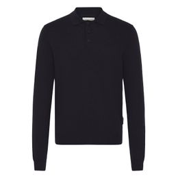 Longsleeve Casual Friday "Strickpullover CFFRODE", Herren, Gr. L, schwarz (anthrazit schwarz), Obermaterial: 95% Baumwolle CO. 5% Kaschmir WS., Shirts Longsleeve