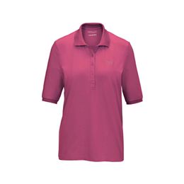 Poloshirt GOLDNER "Poloshirt in hochwertiger Pikee-Qualit&auml;t", Damen, Gr. 40, pink (beere), Obermaterial: 94% Baumwolle CO. 6% Elasthan EL., Rippe, Shirts Poloshirt, Ohne