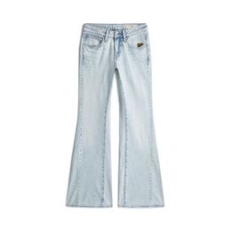 G-Star Raw 5-Pocket-Jeans G-STAR "Stevey Flare Jeans", Herren, Gr. 30, L&auml;nge 30, sun faded blau galena, Obermaterial: 79% Baumwolle, 20% Baumwolle, 1% Elasthan, Jeans 5-Pocket-Jeans