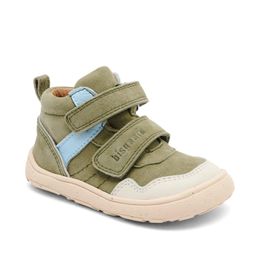 Lauflernschuh bisgaard "barefoot becky", Baby, Gr. 25, khaki, Leder, Schuhe Lauflernschuh, Sneaker, Klettschuh mit Klettverschluss, Gr&ouml;&szlig;enschablone zum Download