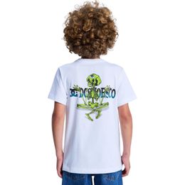 T-Shirt DC Shoes "Meditating", Jungen, Gr. 8(125-130cm), wei&szlig;, Obermaterial: 75% Walkfrottier, 25% Walkfrottier;, Shirts T-Shirt
