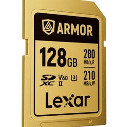 Lexar SDXC Pro Gold Series ARMOR UHS-II 128GB V60
