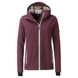 Softshelljacke LPO "Lia WMN", Damen, Gr. 36 (S), grape wine, 100% Polyester, Jacken Softshelljacke, auch in Gro&szlig;en Gr&ouml;&szlig;en erh&auml;ltlich