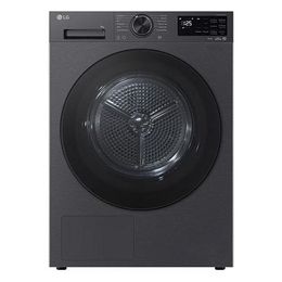 LG LG Trockner Schwarz (EEK B, 9 kg) mit AI Dry, Dual Inverter W&auml;rmepumpentechnologie & selbstreinigenm Konnsator I RT90X7B RT90X7B