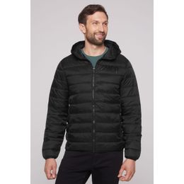 Outdoorjacke CAMP DAVID, Herren, Gr. 4XL, schwarz, Steppware, Material: 100% Polyamid, Futter: 100% Polyester, F&uuml;llung: 100% Polyester, bedruckt, bestickt, slim fit normal, eingesetzt elastischer Bund, Jacken Outdoorjacke, mit Innentaschen
