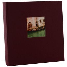 Goldbuch 27 972 Album Bella Vista bordeaux schwarze Seiten
