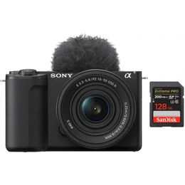 Sony Alpha ZV-E10 II + 16-50mm + SanDisk Extreme Pro 128GB 200MB/s V30