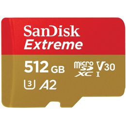 Sandisk micro SDXC Extreme 512GB 190MB/s V30