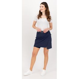 2-in-1-Shorts DEPROC Active "GRANBY V SKORT & Short Rock", Damen, Gr. 36 (S), Normalgr&ouml;&szlig;en, navy, 92% Polyester; 8% Elasthan, Hosen, auch in Gro&szlig;en Gr&ouml;&szlig;en erh&auml;ltlich